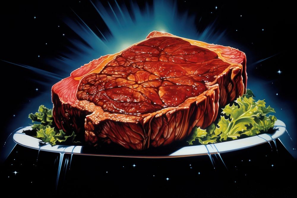 Steak food meat beef. AI | Free Photo Illustration - rawpixel