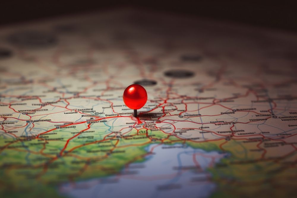 Red pin mark map sphere | Free Photo - rawpixel