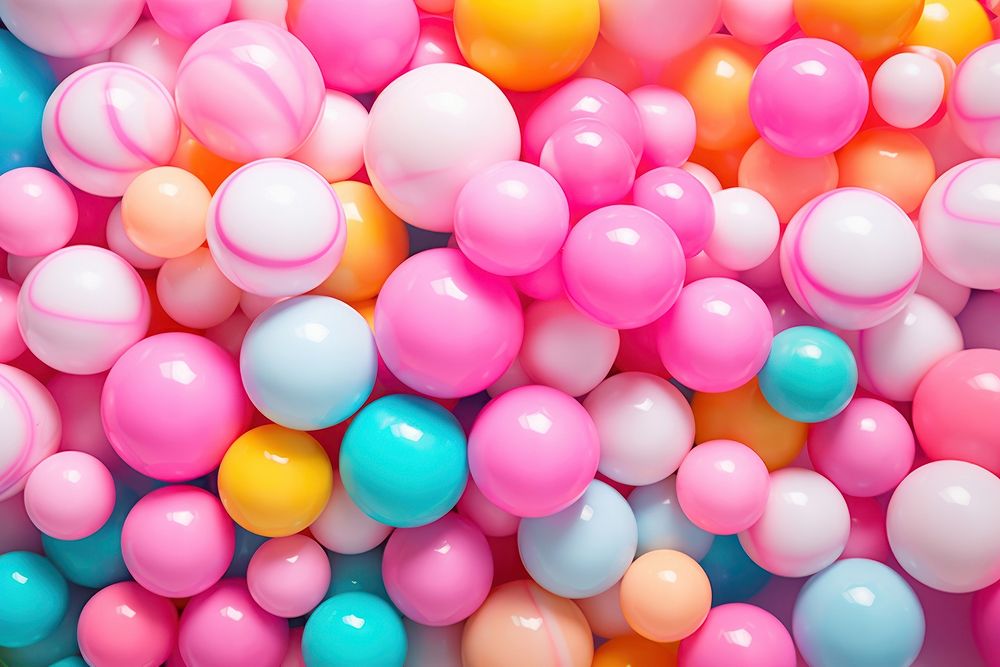 Exploded colorful bubblegum confectionery backgrounds | Premium Photo ...