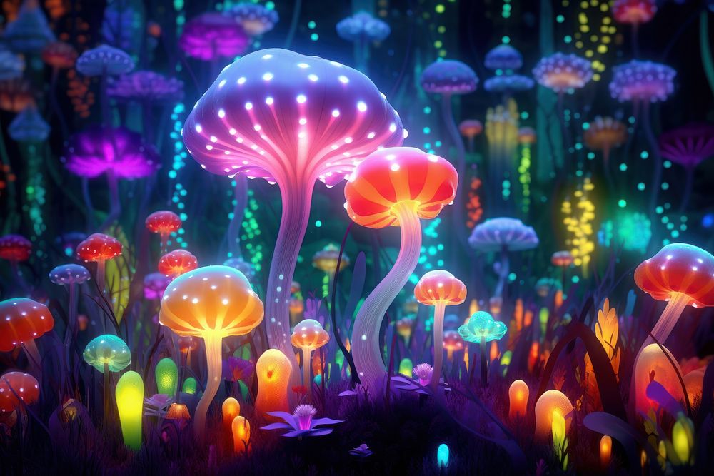 Flickering led light outdoors nature | Free Photo Illustration - rawpixel