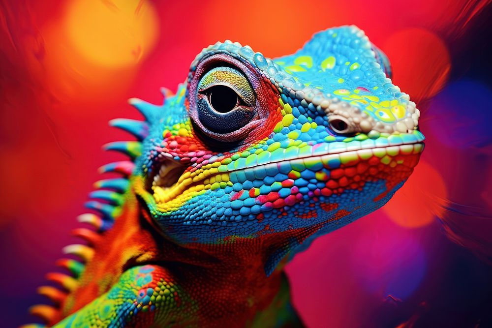 Lizard changing color reptile animal | Free Photo - rawpixel