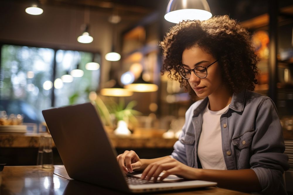 Laptop entrepreneur computer portrait. | Free Photo - rawpixel