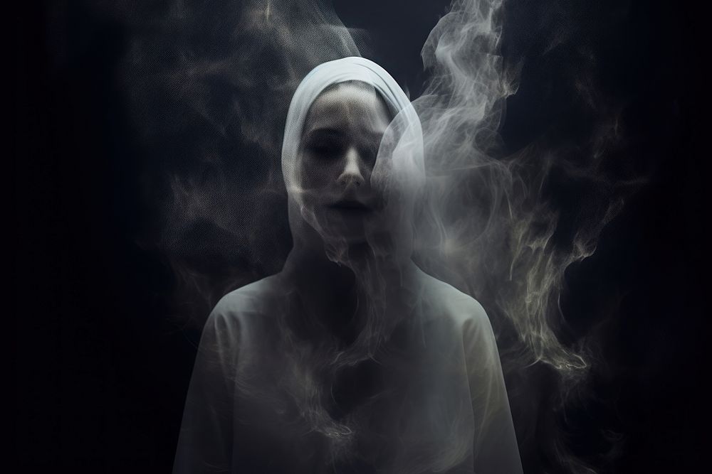 Scary ghost portrait horror adult. | Free Photo - rawpixel