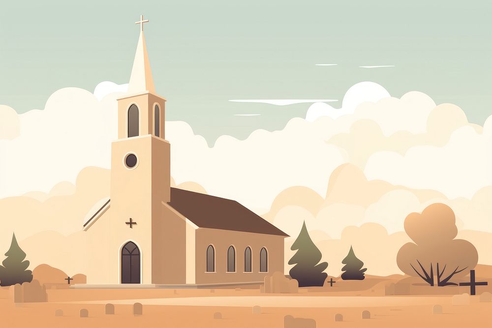 Church architecture building tower. AI | Free Photo Illustration - rawpixel