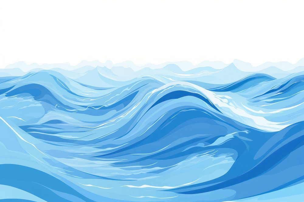 Blue water wave backgrounds outdoors | Premium Photo Illustration ...