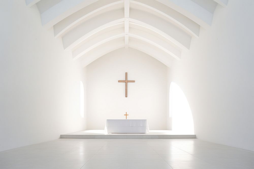 Minimal church interior architecture building | Premium Photo - rawpixel