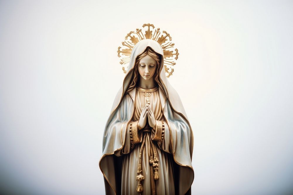 Saint mary figurine representation spirituality | Free Photo - rawpixel