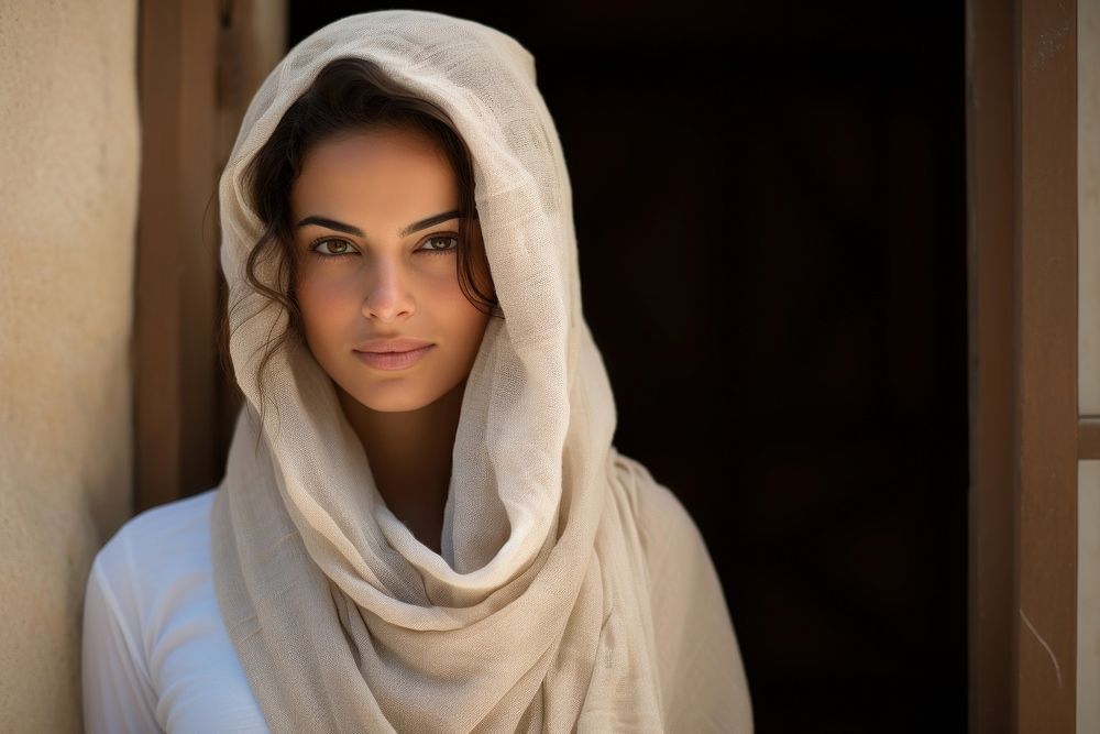 Palestine woman portrait person scarf. | Free Photo - rawpixel