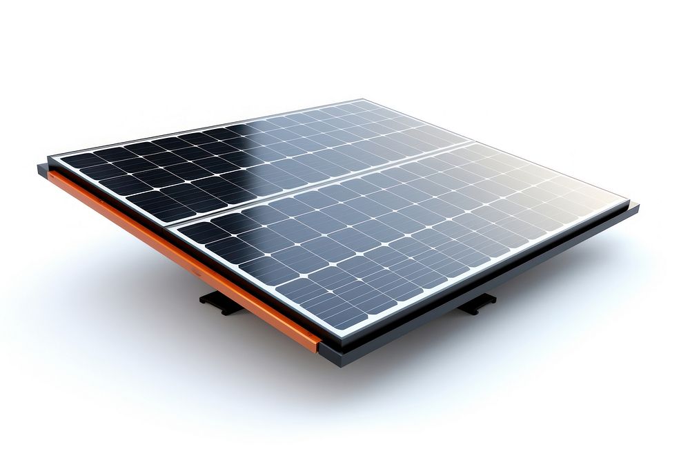 Solar cells white background electricity | Premium Photo - rawpixel