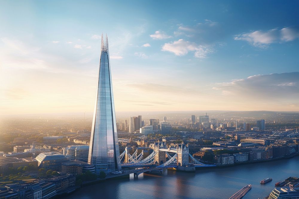 Shard landmark architecture cityscape. AI | Premium Photo - rawpixel