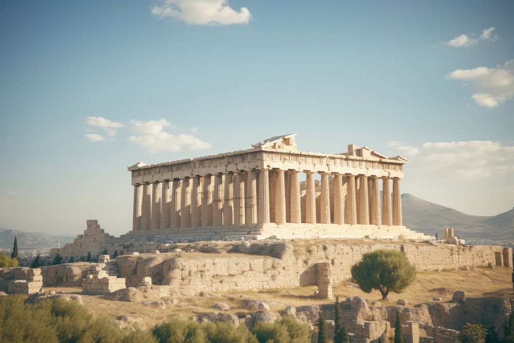 Parthenon architecture parthenon building. | Premium Photo - rawpixel