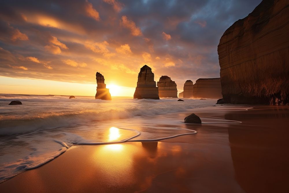 Twelve Apostles landscape outdoors scenery | Premium Photo - rawpixel