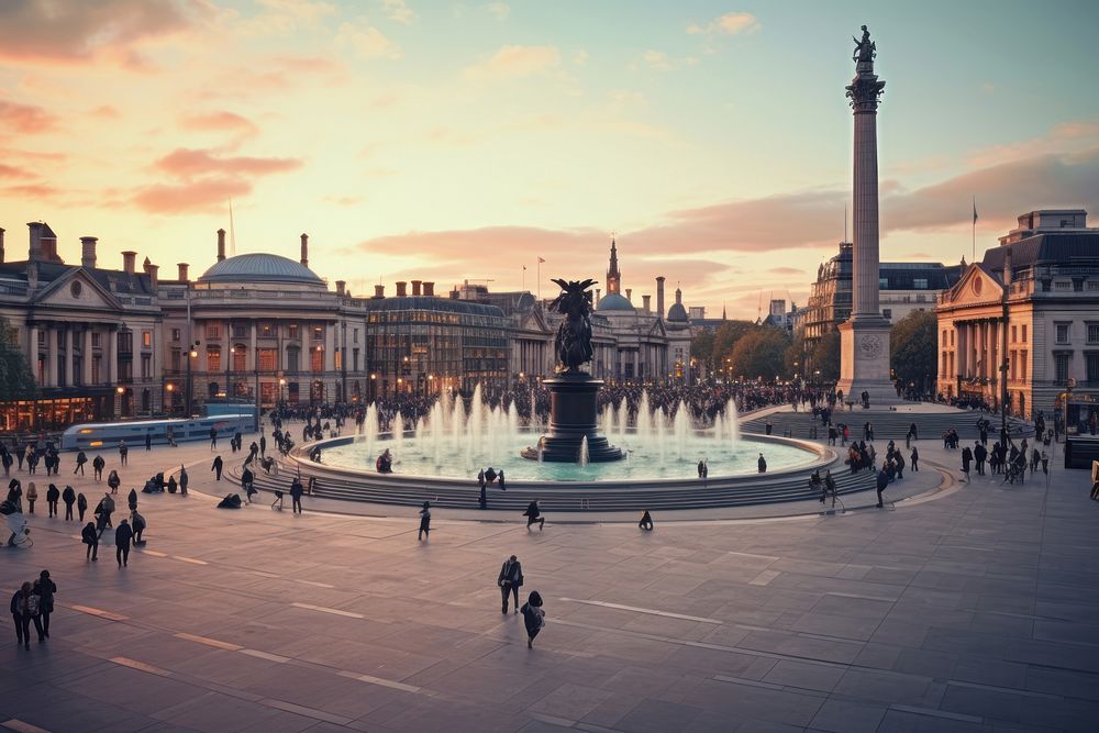 Trafalgar Square architecture landmark building. | Premium Photo - rawpixel