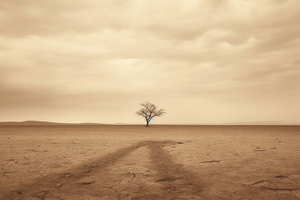 Barren land outdoors horizon nature | Free Photo - rawpixel