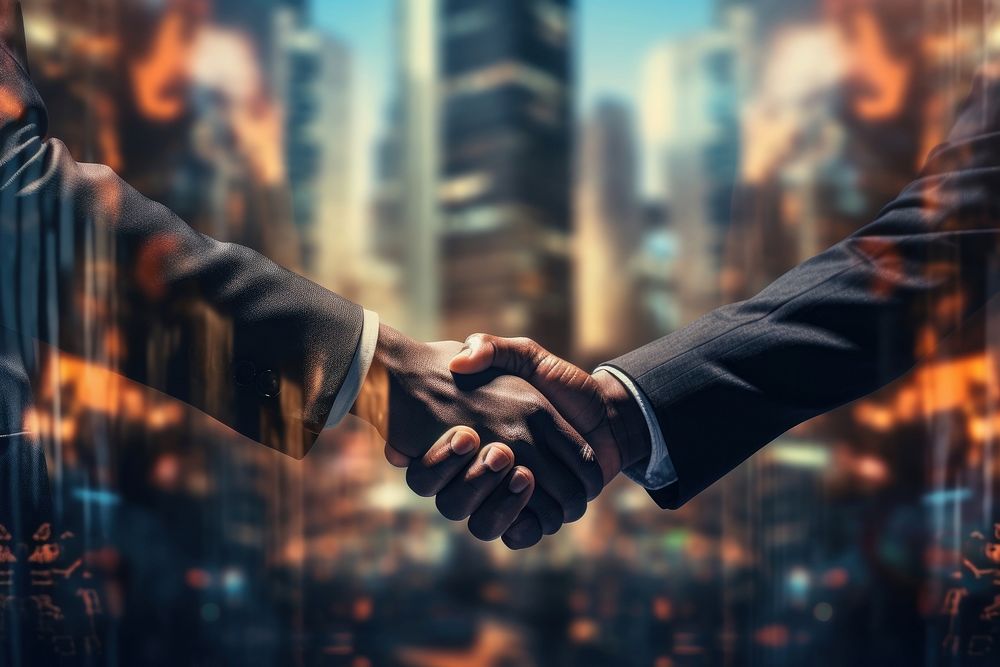 Black business man shaking hand | Premium Photo - rawpixel