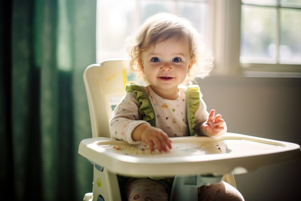 Eat baby food chair furniture | Free Photo - rawpixel
