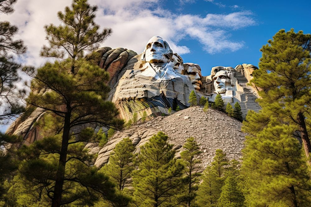 Mount Rushmore architecture landmark tranquility. | Free Photo - rawpixel