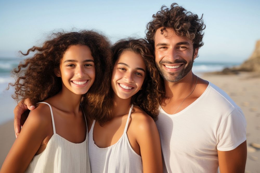 Hispanic LGBTQ family laughing standing | Free Photo - rawpixel