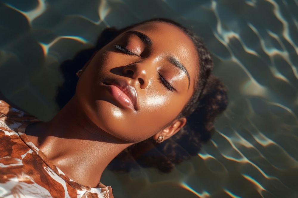 African american woman reflection portrait | Free Photo - rawpixel