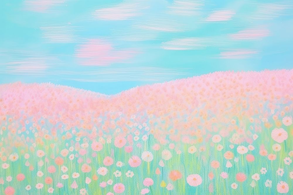 Meadow backgrounds outdoors drawing. AI | Premium Photo Illustration ...