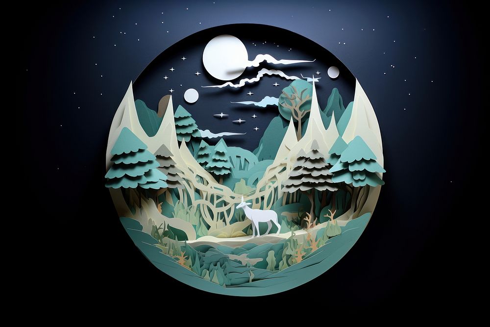 Paper craft world astronomy nature | Free Photo Illustration - rawpixel