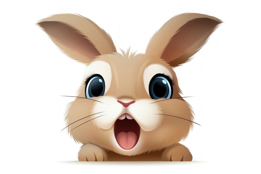 One rabbit pet mammal animal | Free Photo Illustration - rawpixel