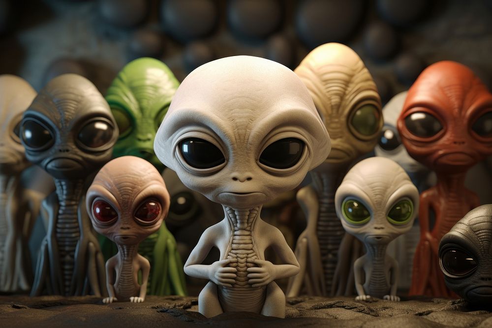Diversity alien representation cartoon person. | Free Photo ...