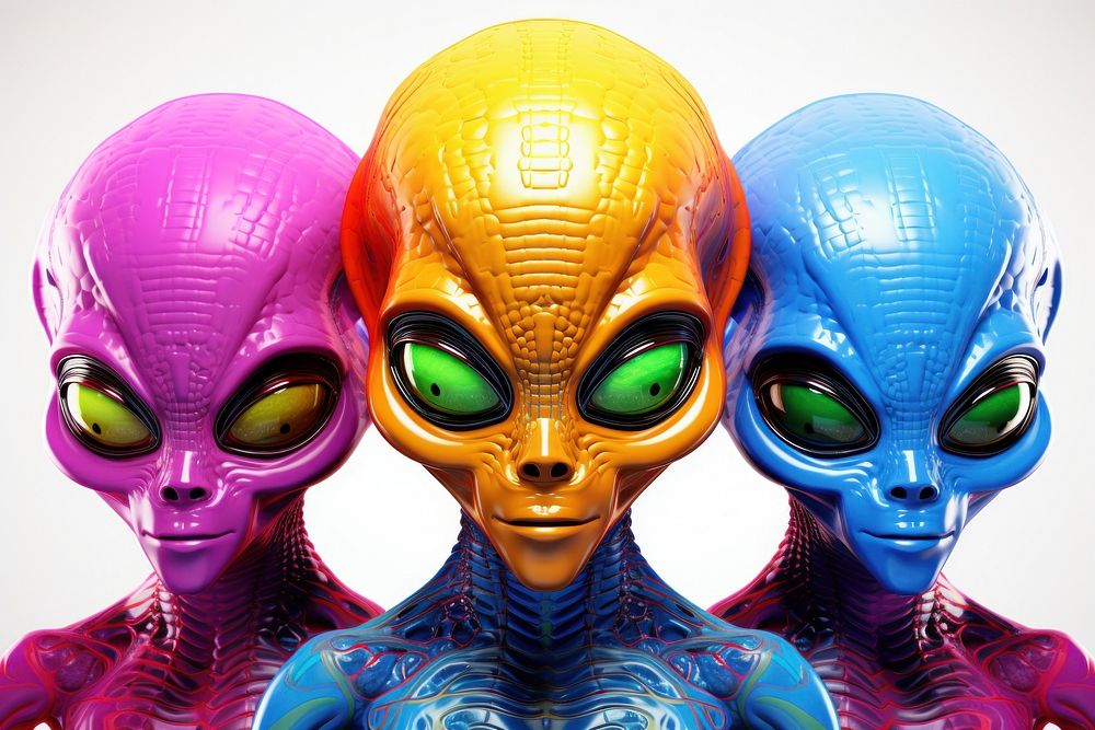 Diversity alien representation futuristic technology. | Free Photo ...