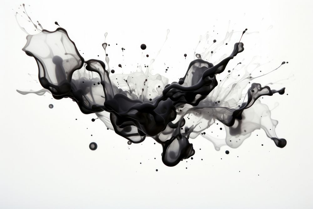 Ink splash backgrounds white background | Free Photo - rawpixel