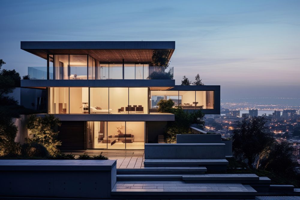 Modern home city architecture building. | Premium Photo - rawpixel