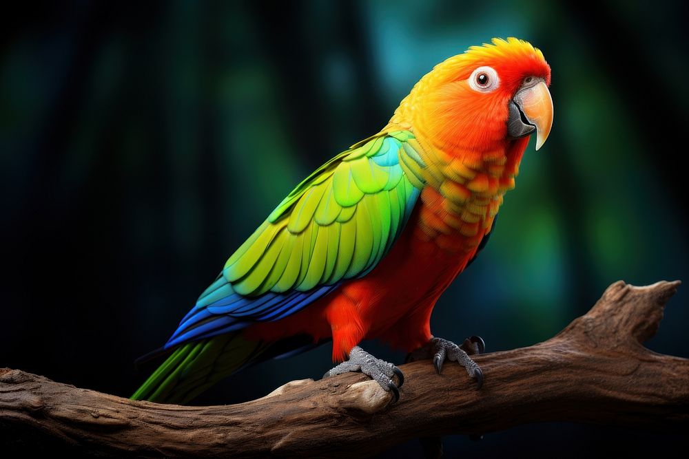 One parrot animal bird wildlife. | Premium Photo - rawpixel