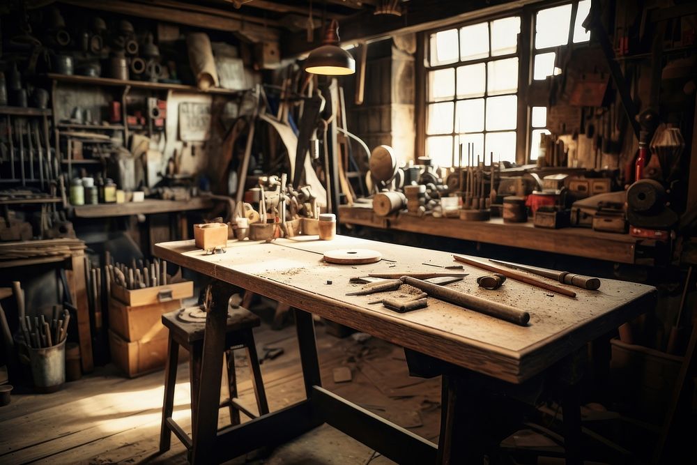 Tools workshop table architecture | Free Photo - rawpixel