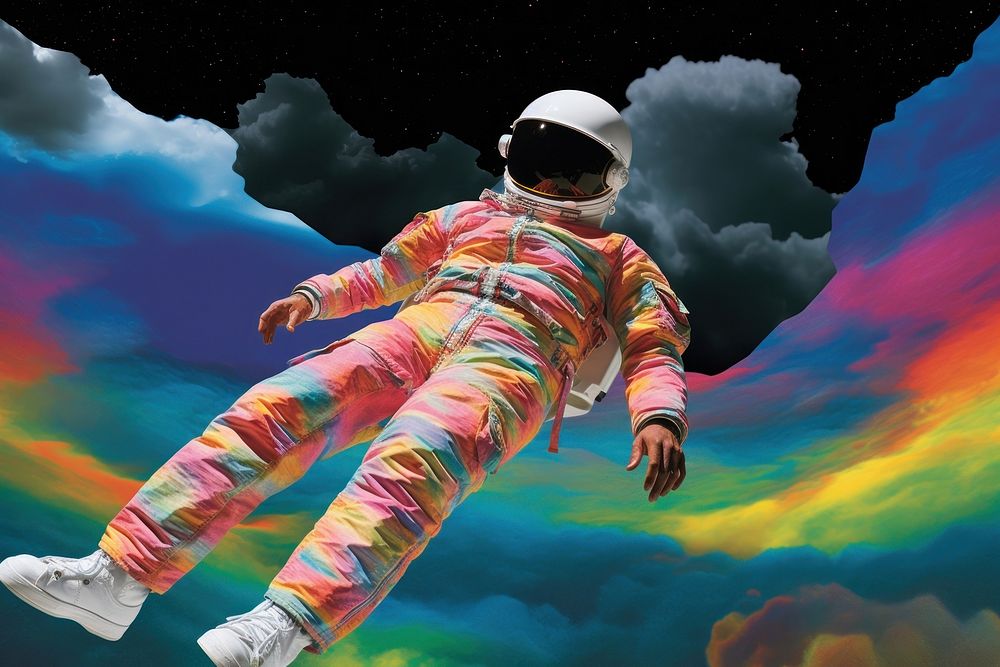 Vintage space science illustration outdoors | Premium Photo ...