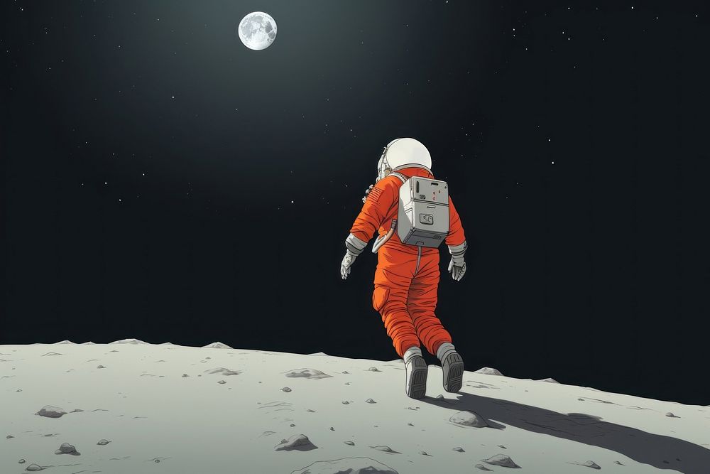 Vintage space science illustration astronomy | Premium Photo ...