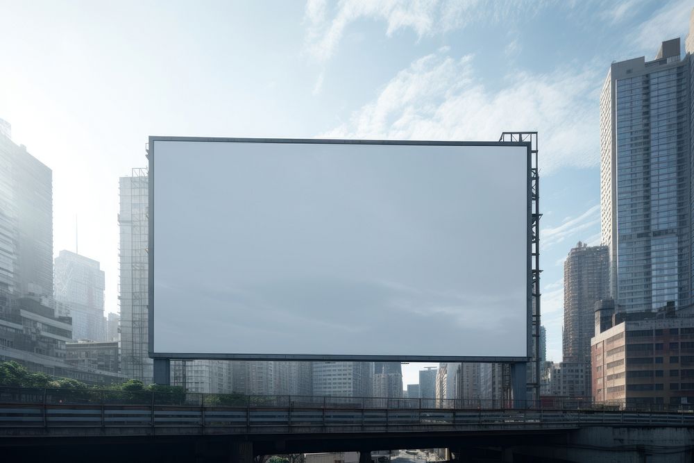 horizontal billboard screen building city | Free Photo - rawpixel