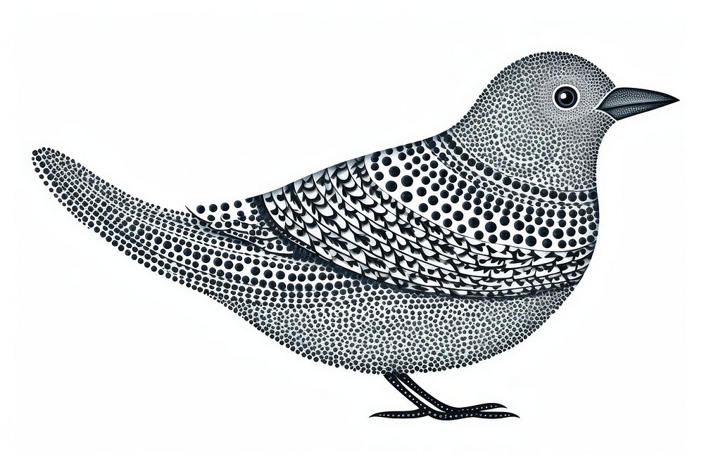 Abstract bird drawing animal white | Premium Photo Illustration - rawpixel