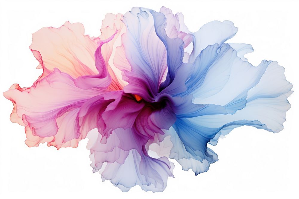 Abstract chromatography flower vector plant | Premium Photo - rawpixel