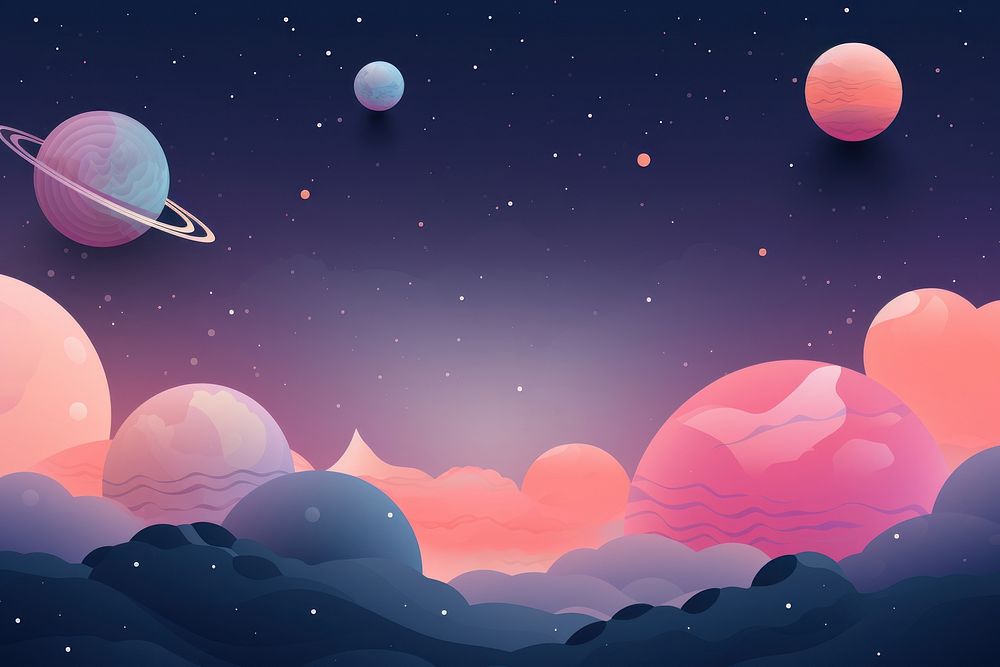 Abstract space background vector aesthetic | Premium Photo Illustration ...