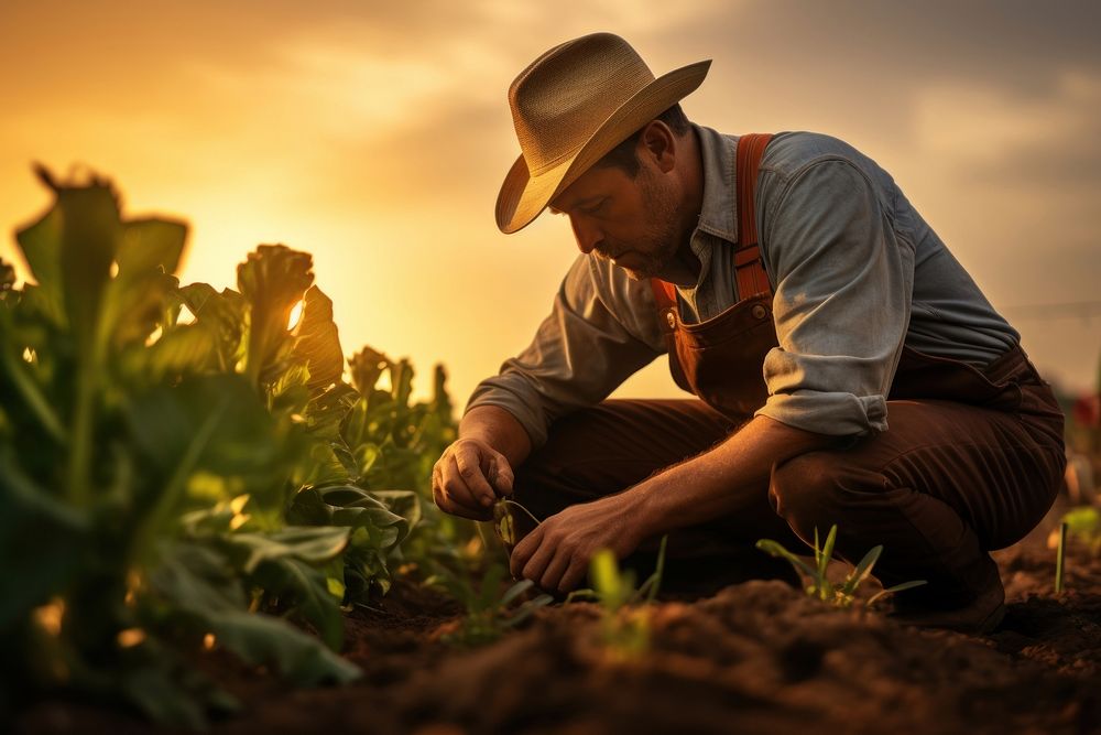Mixed race farmer doing agriculture | Premium Photo - rawpixel