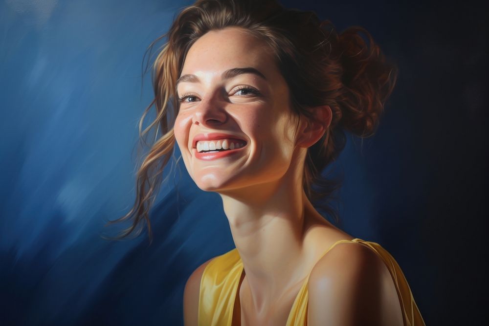 Young looking woman laughing portrait | Free Photo - rawpixel