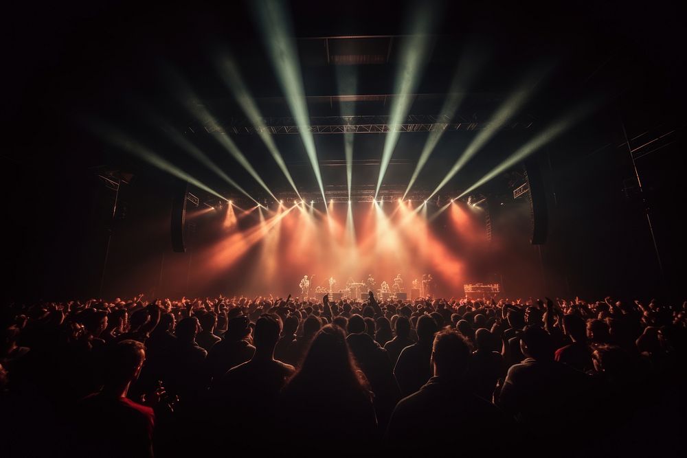Concert audience light adult. | Premium Photo - rawpixel