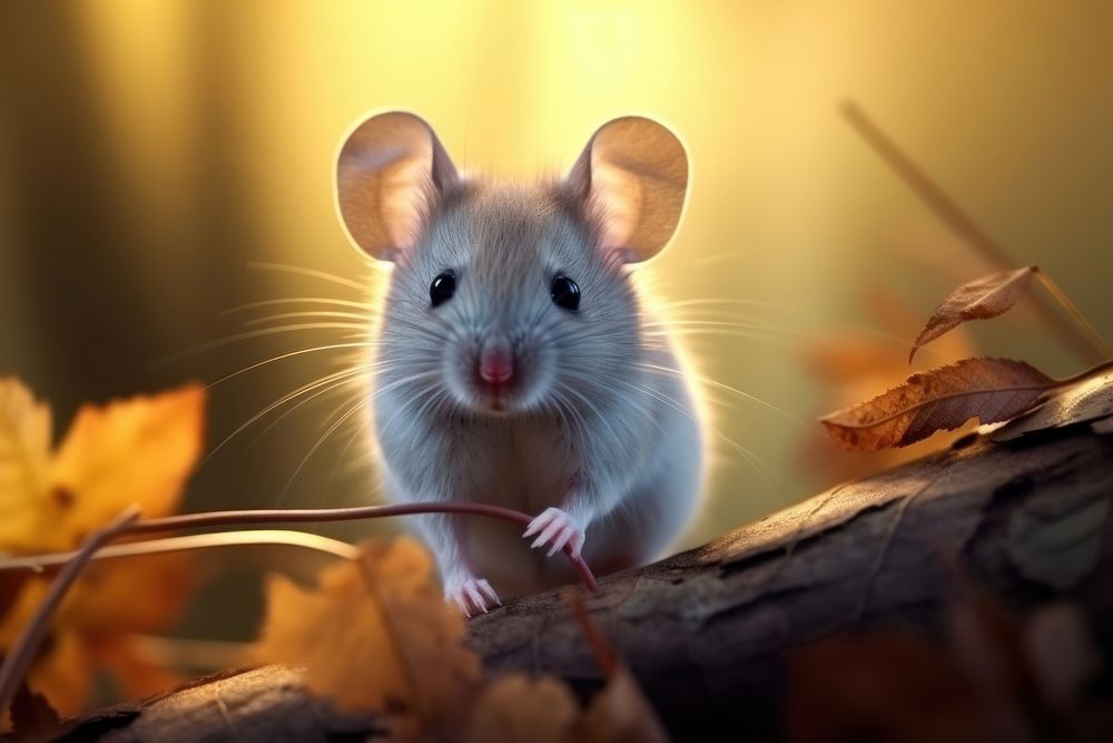 cute white mouse forest animal | Free Photo - rawpixel