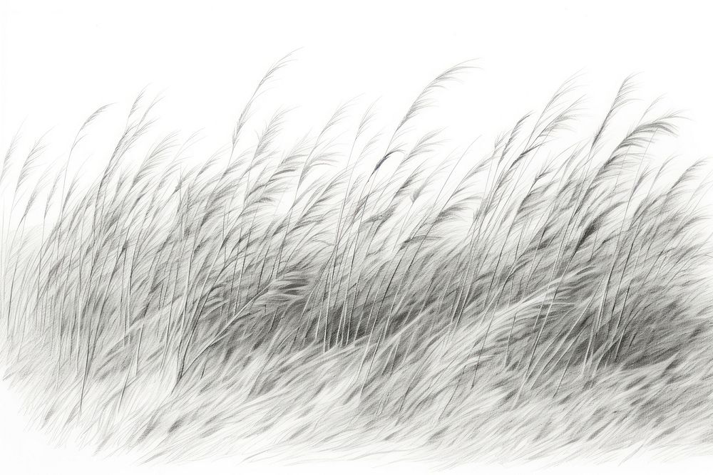 Grass field sketch backgrounds drawing. | Free Photo Illustration ...