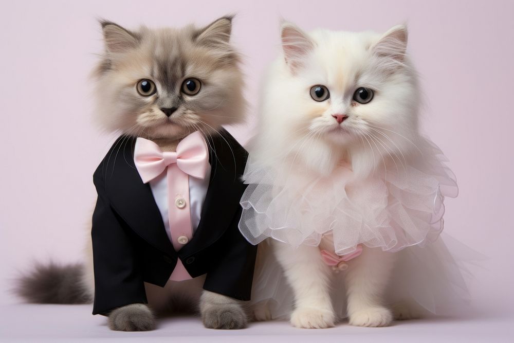Kitten full body animal wedding | Free Photo - rawpixel