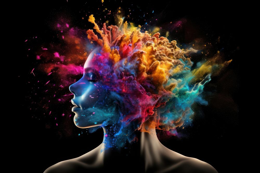 Brain portrait abstract head. | Free Photo - rawpixel