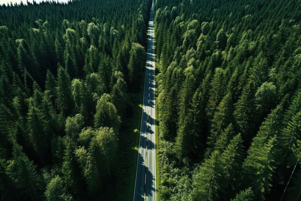 Forest tree road outdoors. | Free Photo - rawpixel