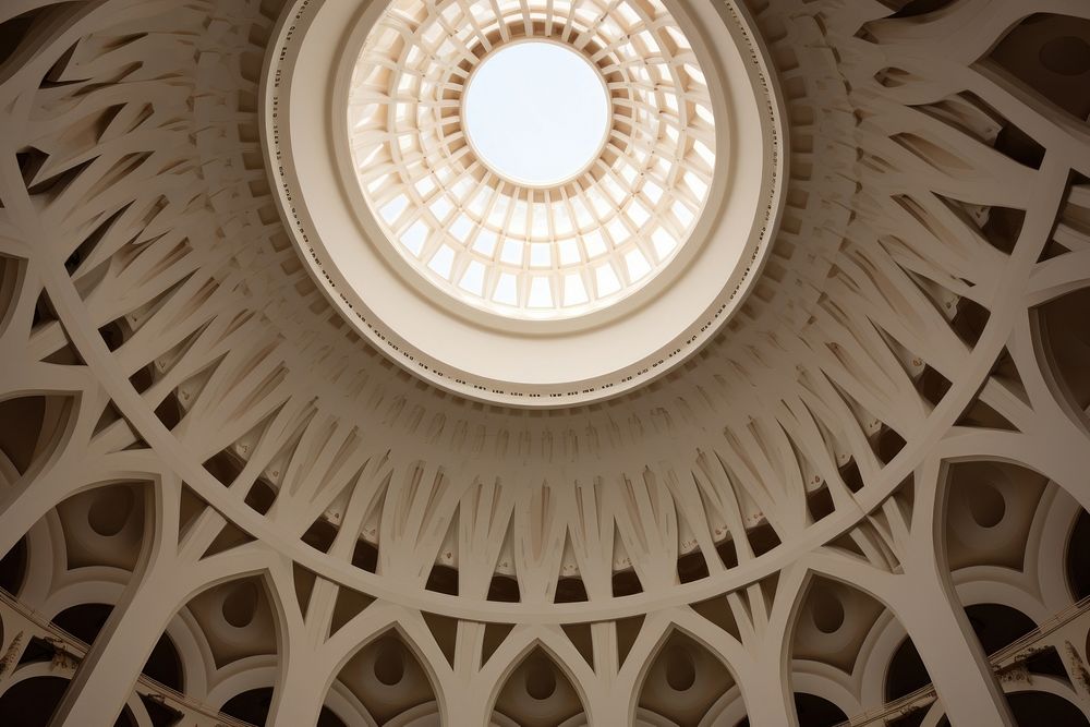 Arch architectural dome architecture skylight | Premium Photo - rawpixel