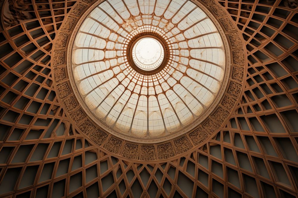 Arch architectural dome architecture skylight | Premium Photo - rawpixel