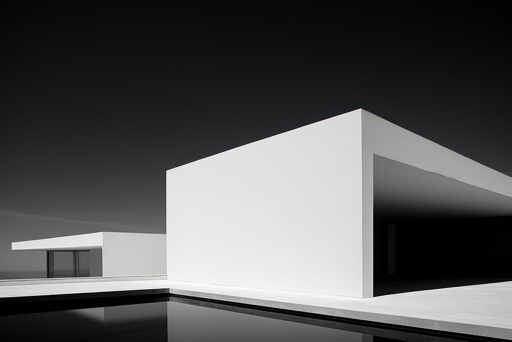 Architect architecture building monochrome. AI | Premium Photo - rawpixel
