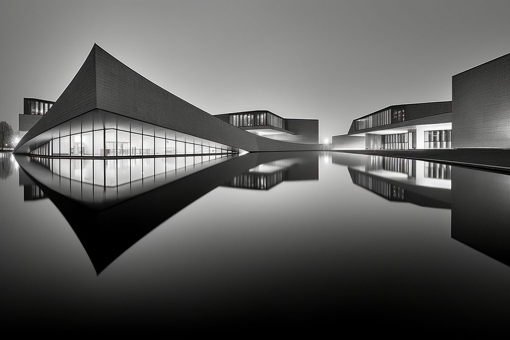 Architect architecture building reflection. | Free Photo - rawpixel